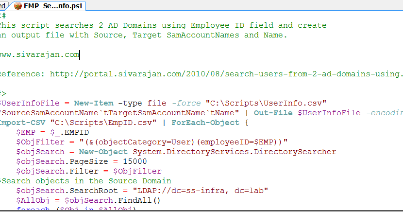 Search Users From Multiple Domains Using A Common Attributepowershell Script ~ Santhosh